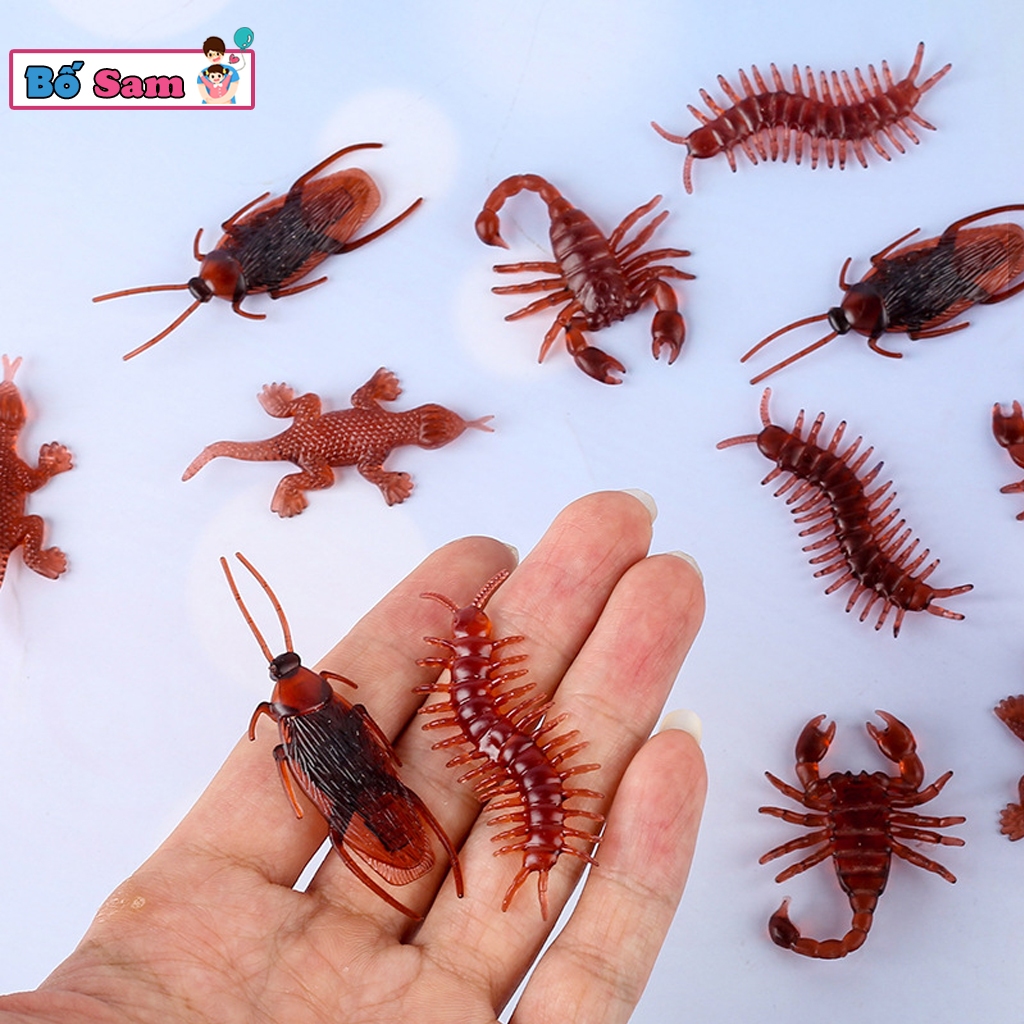 Fake insect toy Cockroaches - Centipedes - scorpions - geckos - snakes ...
