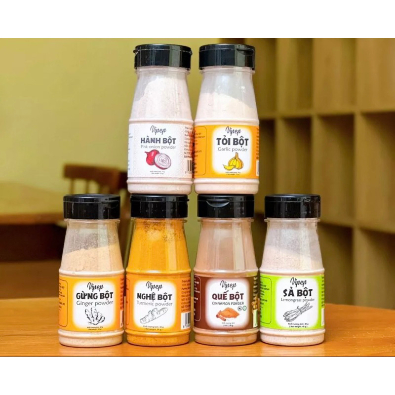 Spices for baby weaning (onion powder + garlic powder + turmeric powder ...
