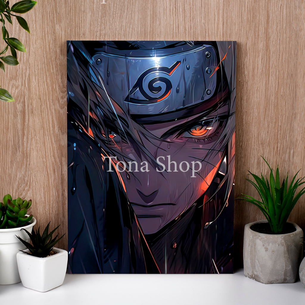 Posters, wall pictures of anime Naruto - Itachi. Size A3, A4. Room ...