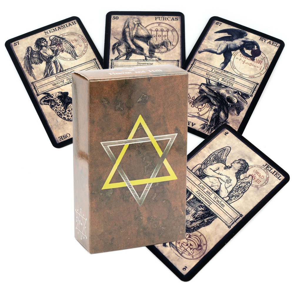 Oracle of Heaven and Hell Deck of Cards - Angels and Demons | Shopee ...