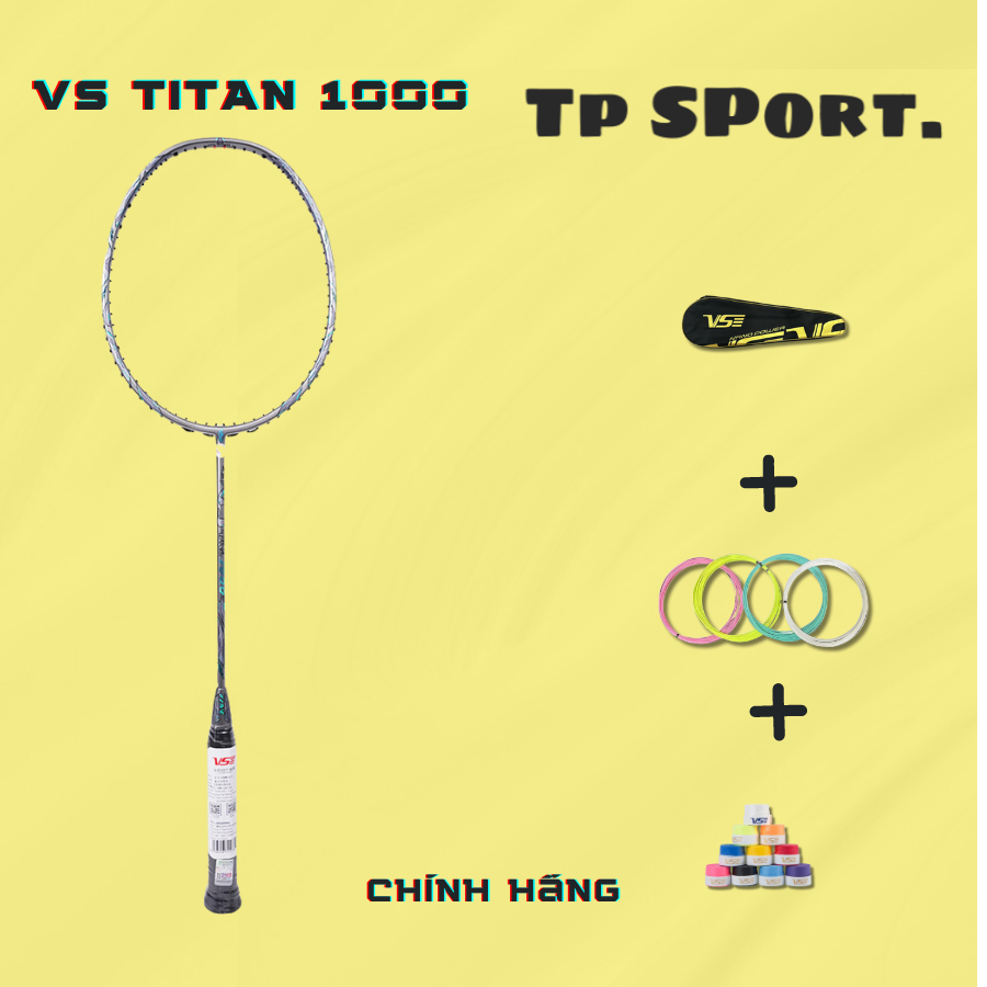 Badminton Racket VS Titan 5, 6, 7, 8, 9, 1000 full Carbon Genuine ...