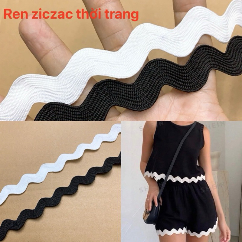 1 meter of good quality serrated wire, size 2cm - Fashionable zigzag ...