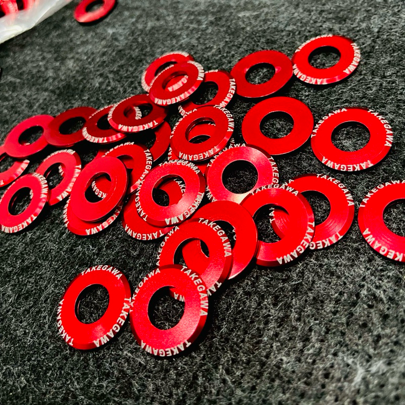 Genuine TAKEGAWA aluminum red temple feathers used to decorate ...