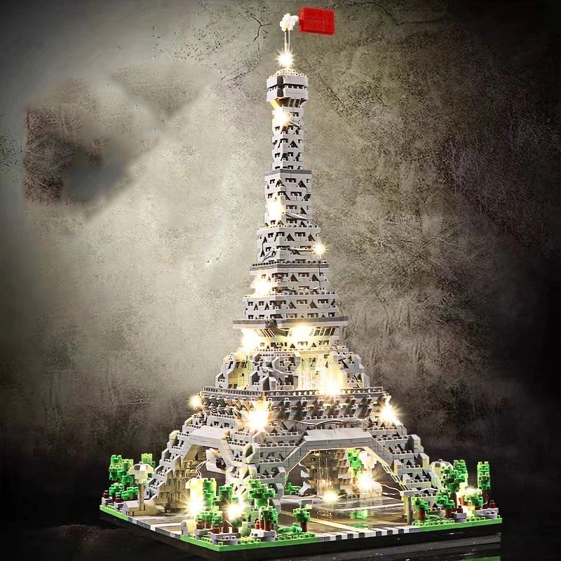 Lego set Beautiful wonders of the world: Eiffel Tower, Twin Tower ...