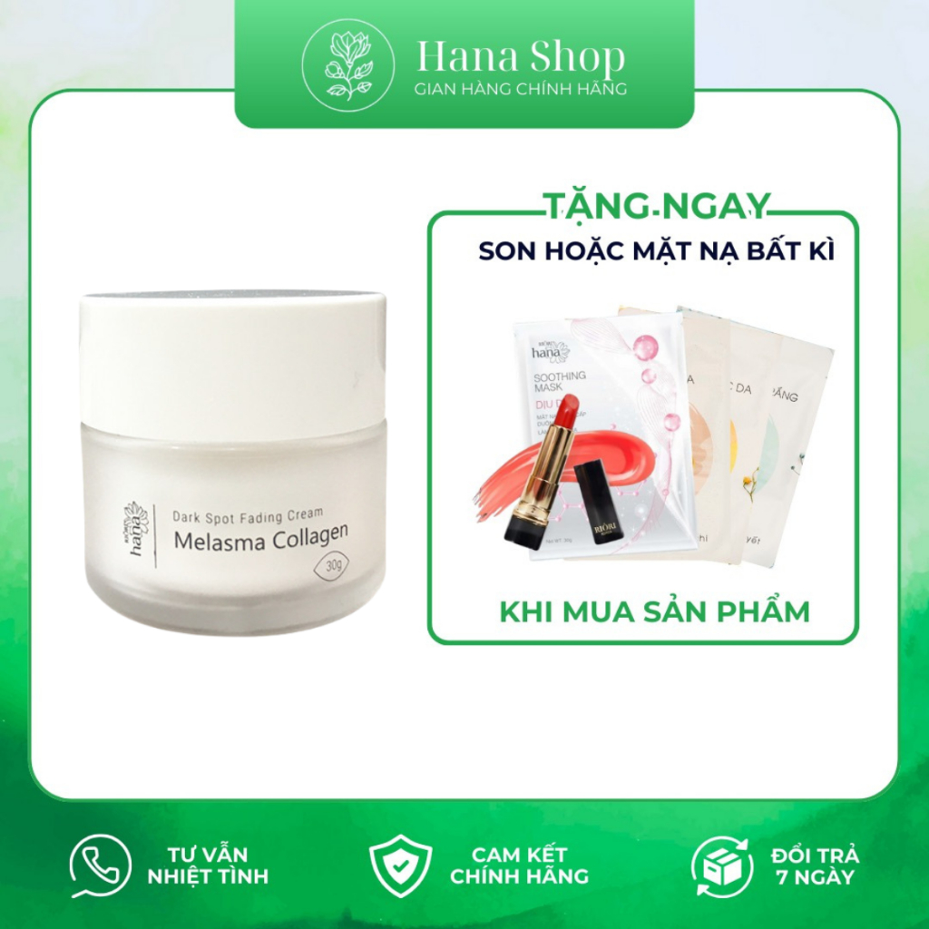 Riori Hana Melasma Collagen Cream 30g - Blurring Anti-Aging | Shopee ...