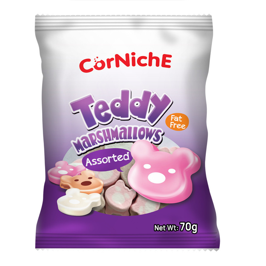 Marshmallows Teddy Bear Candy 70g | Shopee Philippines