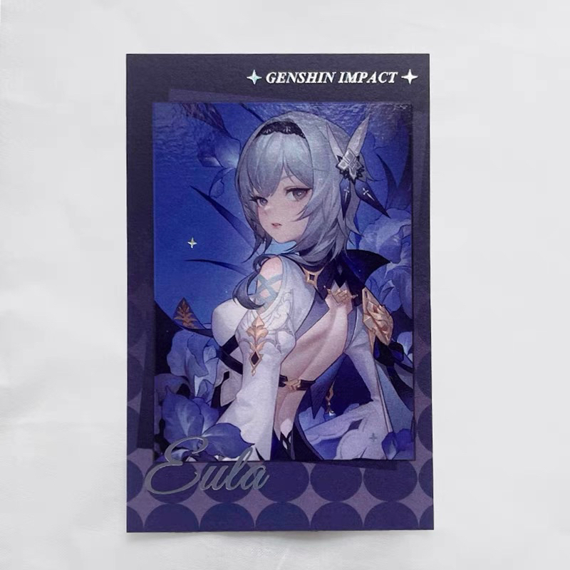 (Available) Genshin Impact Eula Romantic Dance pola corner Card ...
