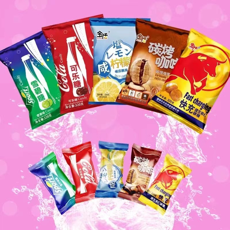 Coca CANDY/ 7UP/Salted Lemon/MILK TEA/COP -350g | Shopee Philippines