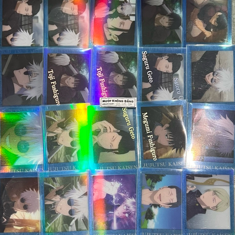 [JJK Available - P30] clear pola card JUJUTSU KAISEN dignity GOJO GETO ...