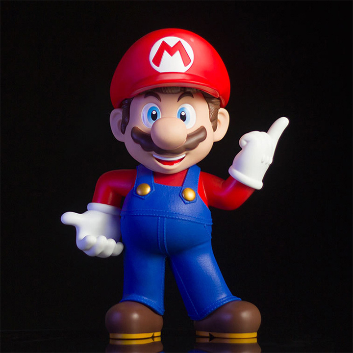 Super Mario Model Statue Pvc Solid Plastic Material 38cm | Shopee ...