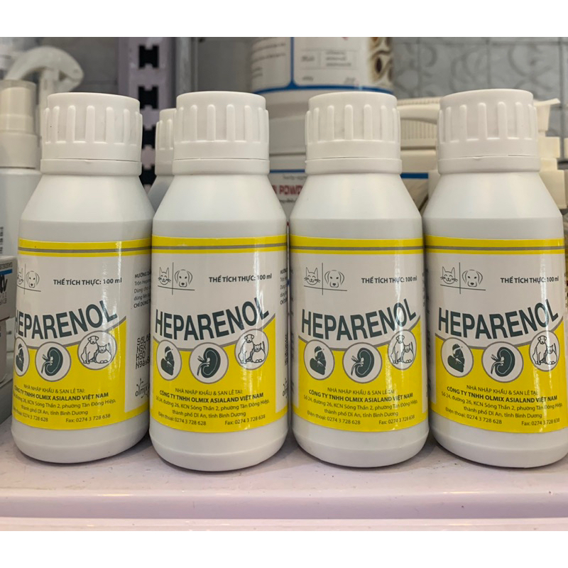 Heparenol syrup 100ml detoxifies the liver and kidneys for dogs and ...