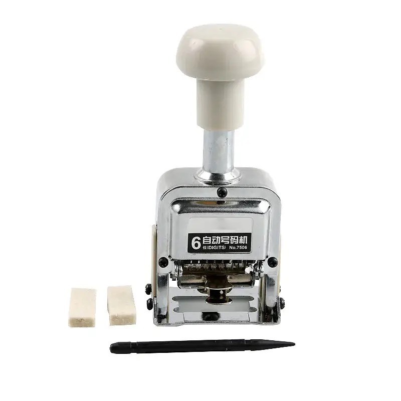 Deli number stamping machine, 6-digit, 8-digit, 10-digit automatic ...