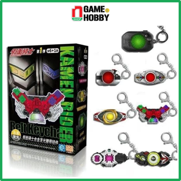 Kamen RIDER BELT KEYCHAIN LUMINOUS VOL 1 BLIND BOX Random KEYCHAIN ...
