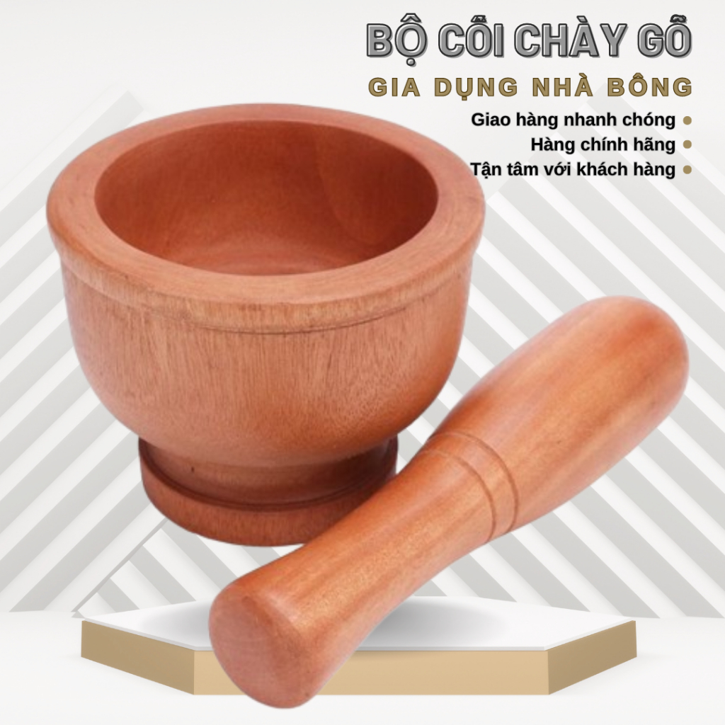 Large size wooden mortar and pestle set, beautiful wooden pestle and ...