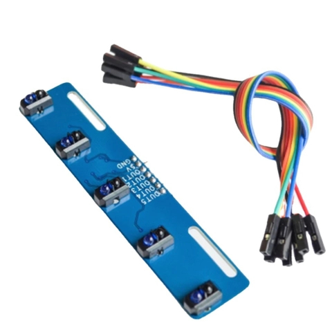 Bar of 5 line Detector Sensor TCRT5000 line Follower Sensor - line ...