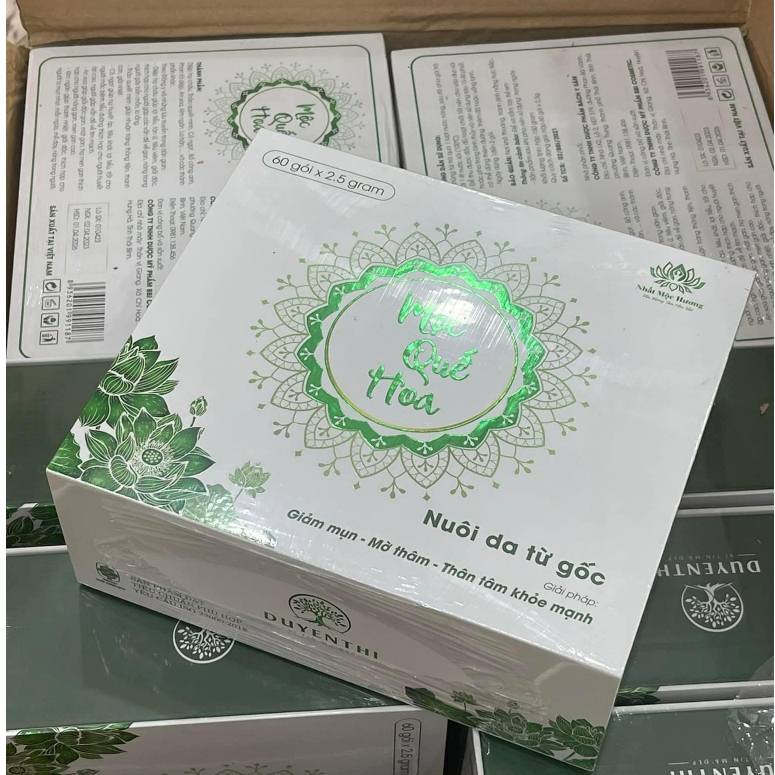 Moc Que Hoa CLEARS HEAT AND REDUCE ACNE Bach Y Sam Box of 60 packs x 2 ...