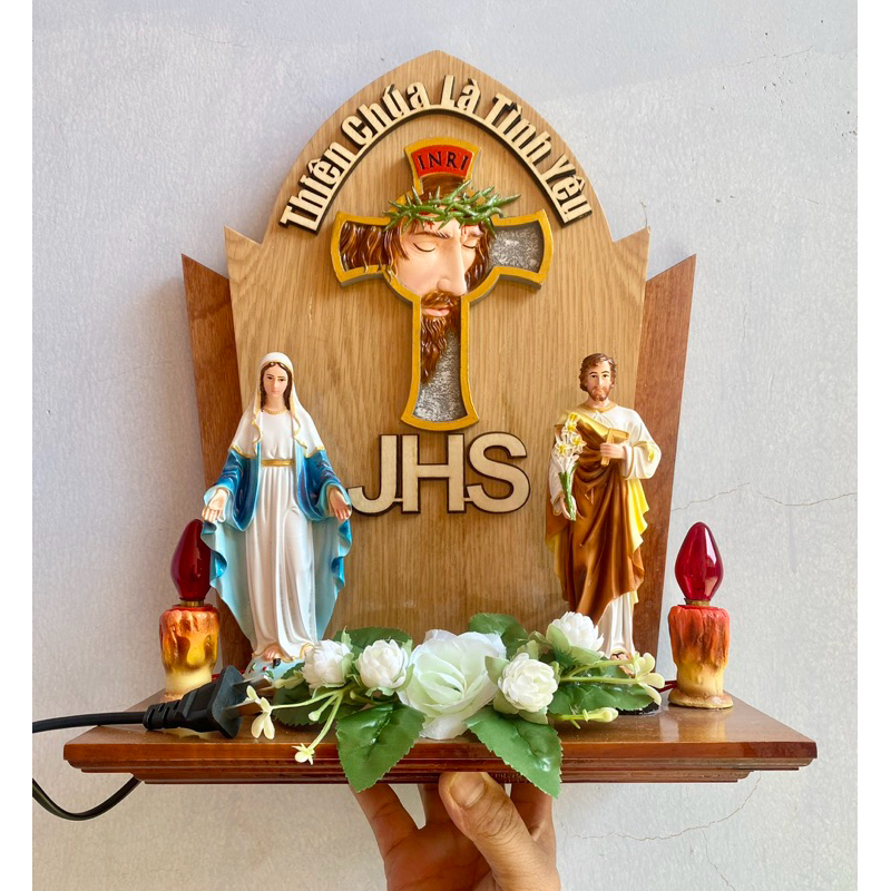 Compact Catholic Altar (size: 40x30x14cm) | Shopee Philippines