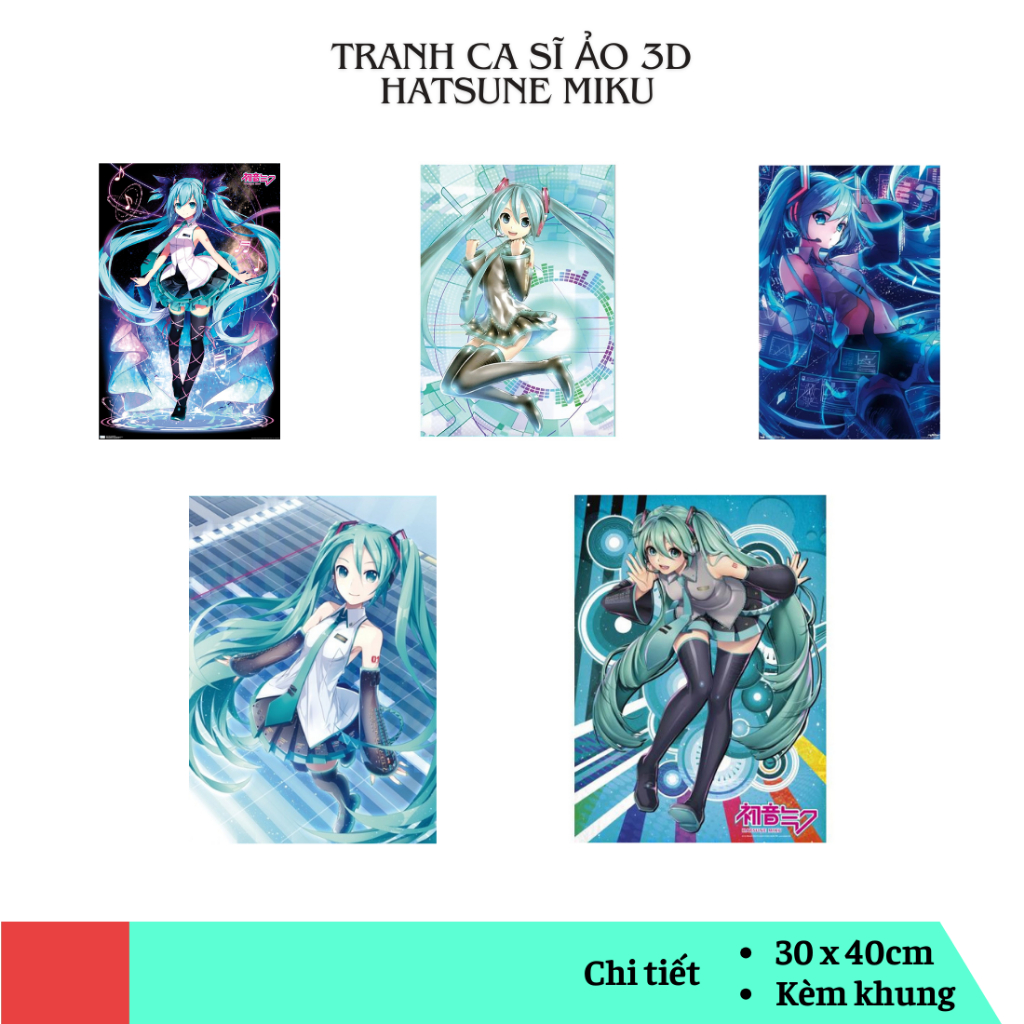 Hatsune Miku - 3D Painting Anime Transforming Virtual Singer Hatsune ...