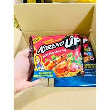 1 box of 20 packs of koreno Up Noodles with spicy and sour shrimp ...