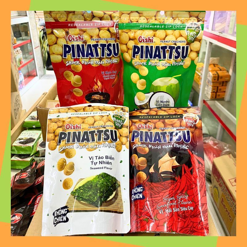 Pinattsu Oishi peanut Snack of all flavors Peanuts | Shopee Philippines