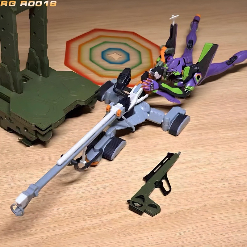 Assembled Model RG Unit-01 EVA 01 R001S (with base + effect + water ...