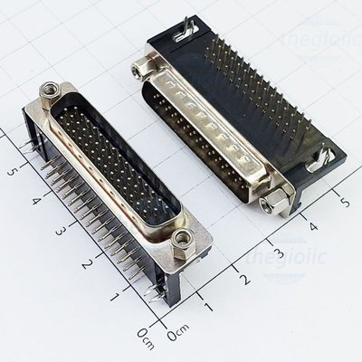 Db44 Male Port 44 Pins Curved 90 Degrees 3 Rows PCB Solder | Shopee ...