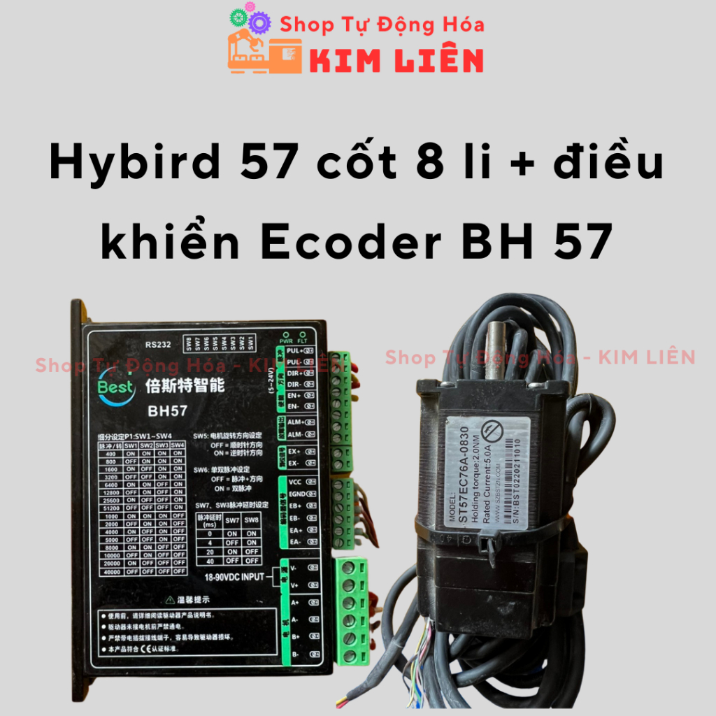 Hybird 57 motor set, 8 mm core + ecoder BH 57 controller + disassembled cable | Shopee Philippines