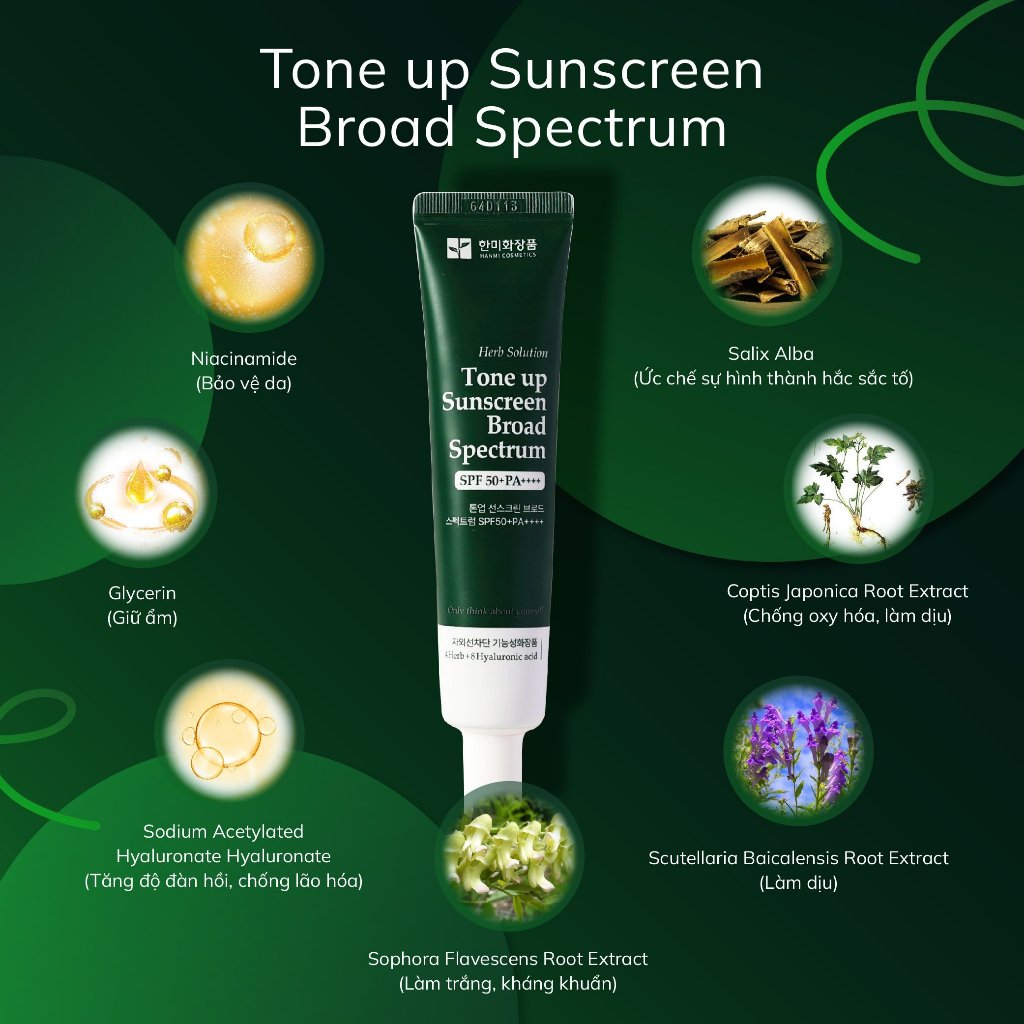 Tone Up - Sunscreen Broad Spectrum Hanmi Cosmestic SPF 50 + | Shopee ...