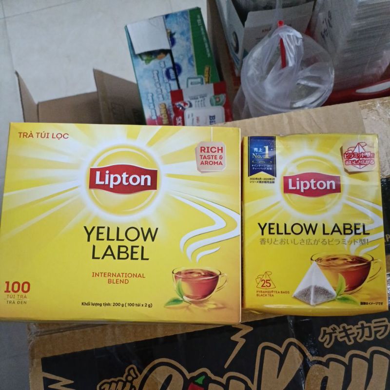 Lipton tea box of 25 packs and box of 100 packs | Shopee Philippines