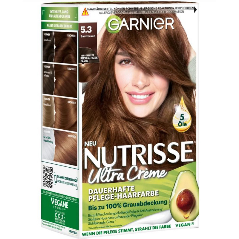Garnier hair dye No. 53 Germany, cheap grain brown | Shopee Philippines