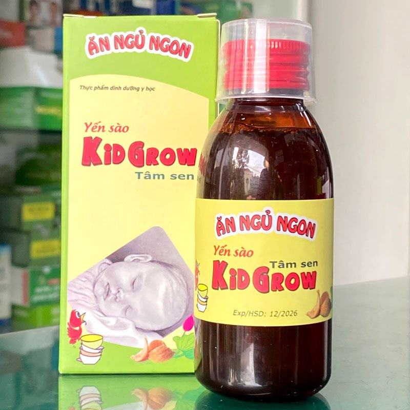 Eat and sleep well Kid Grow Tam Sen (Syrup with Bird's Nest), Helps ...