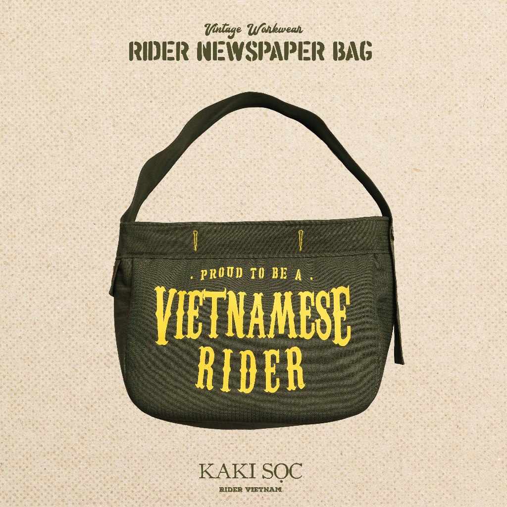 Rider Newspaper Bag Signature crossbody Bag FOREST version - Classic ...