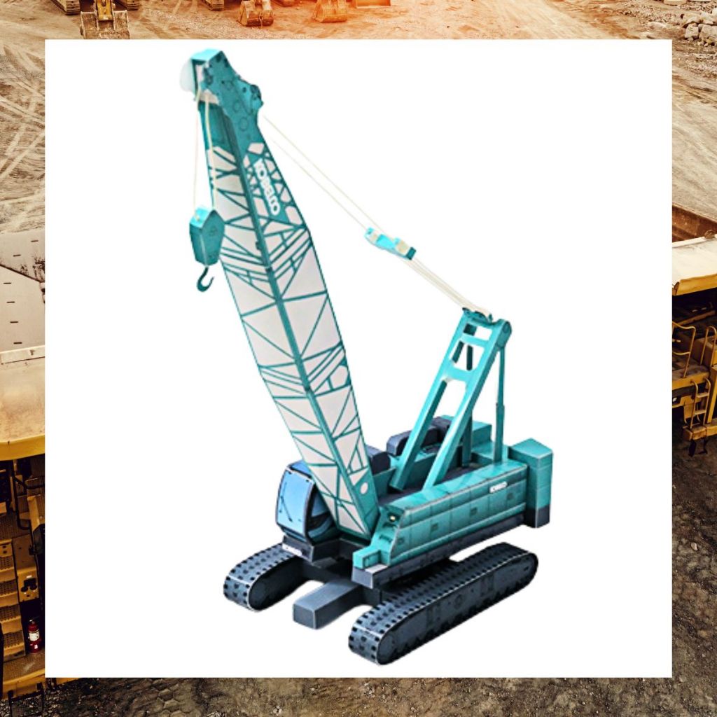 Kobelco hydraulic crane paper model with hanger | Shopee Philippines