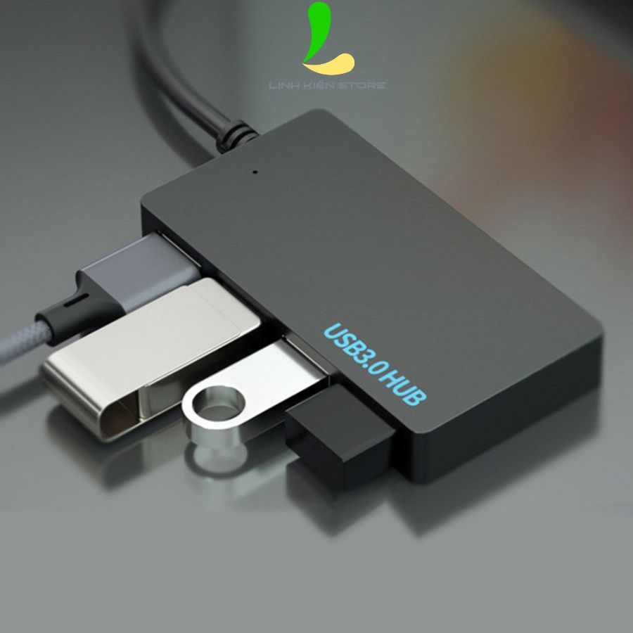 Ultra-thin 4-port USB 3.0 splitter - USB HUB with super-fast data ...