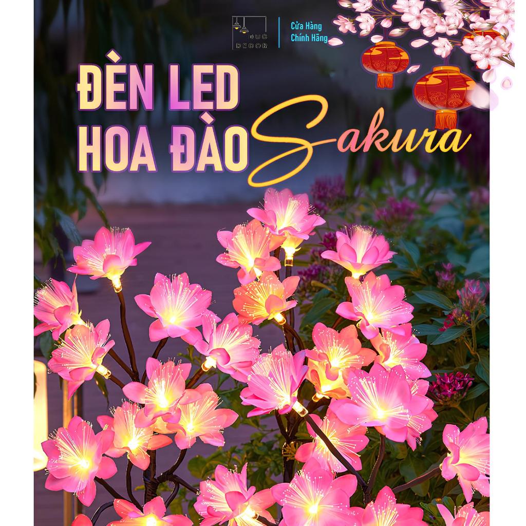 Led SAKURA Solar Peach Blossom Lights Garden, House, Cafe IP65 ...