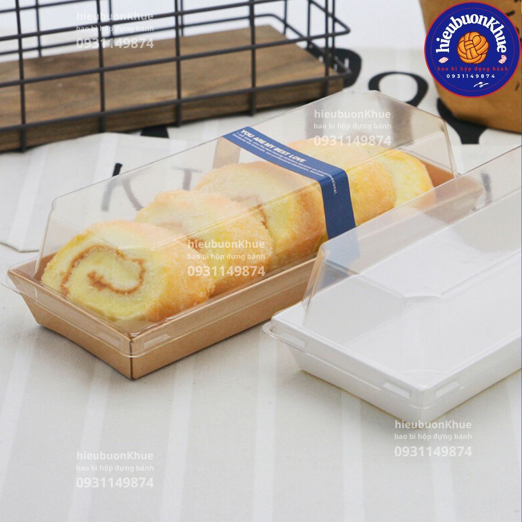 50 Paper Boxes For Salted Egg Sponge Cake, Custard, Mochi, Cake (E1985 ...