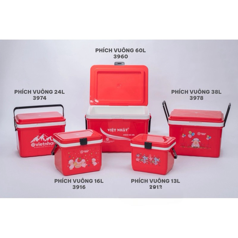 Square thermos 13L/16L/24L/38L/60L Viet Nhat - Square ice bottles of ...