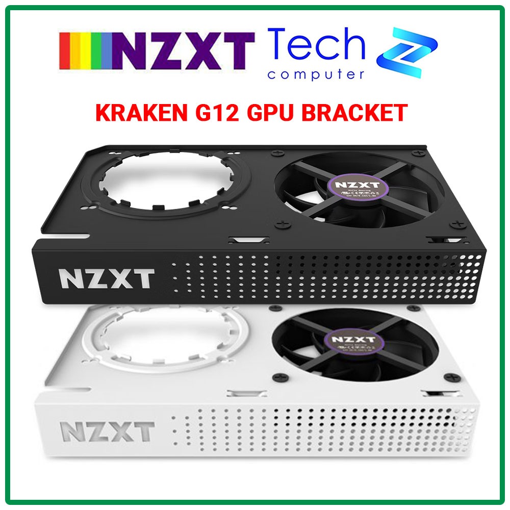NZXT Kraken G12 GPU Bracket Matte VGA Heatsink (White/Black) | Shopee ...