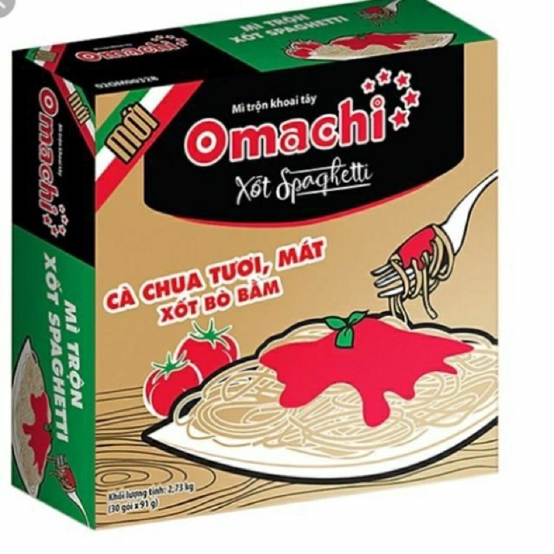 Omachi Spaghetti Mixed Noodles, box of 30 packs | Shopee Philippines