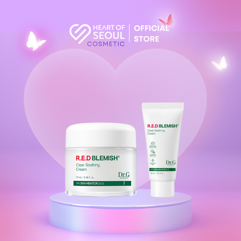 Dr.g DrG Red Blemish Clear Soothing Cream 70ml (Bill Han) | Shopee ...