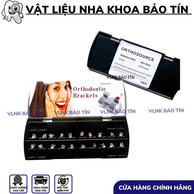 Genuine Orthodontic Girl's metal braces with laser engraved serial ...