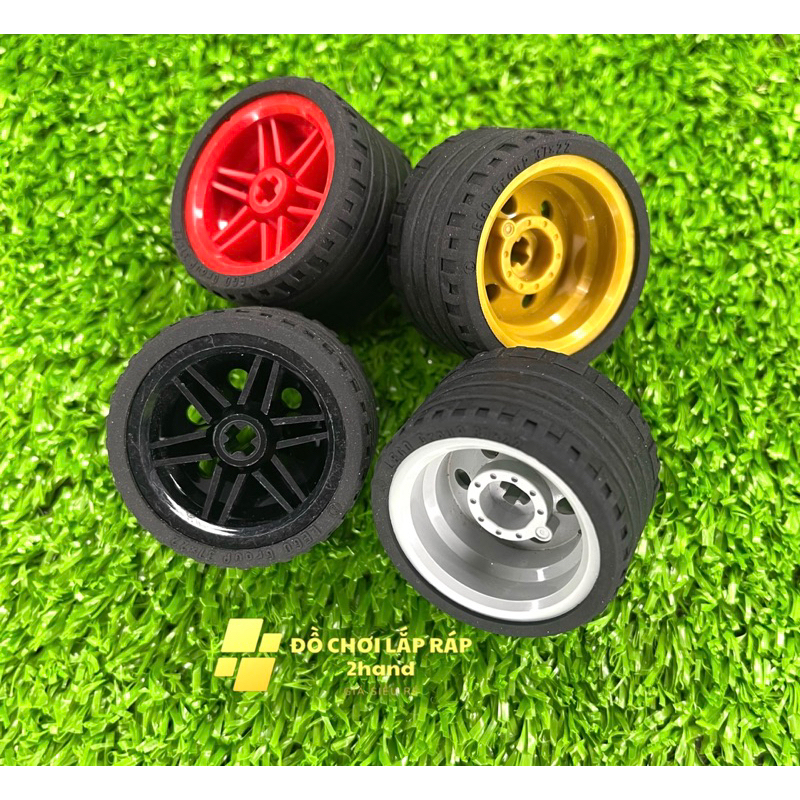 Genuine assembly toy - 1 technic wheel - including 1 30.4x20 wheel ID ...