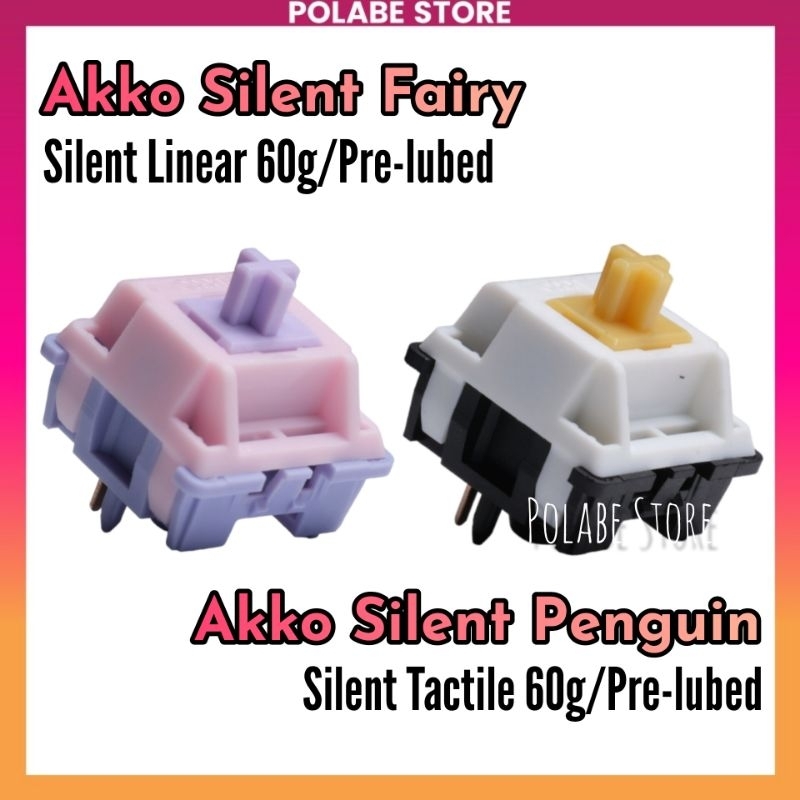 Akko Silent Fairy linear Switch mechanical keyboard Switch Polabe Store ...