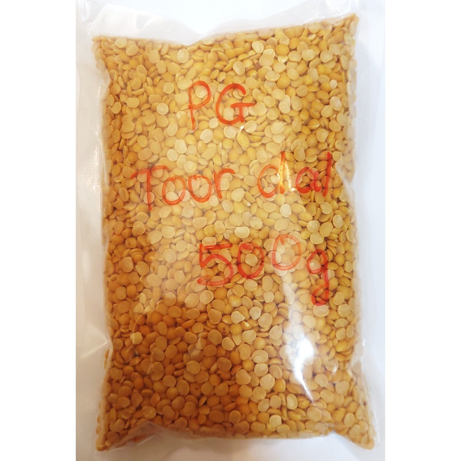 Pg Toor Dal - India Toor Dal - Indian Golden Beans (500g) | Shopee ...