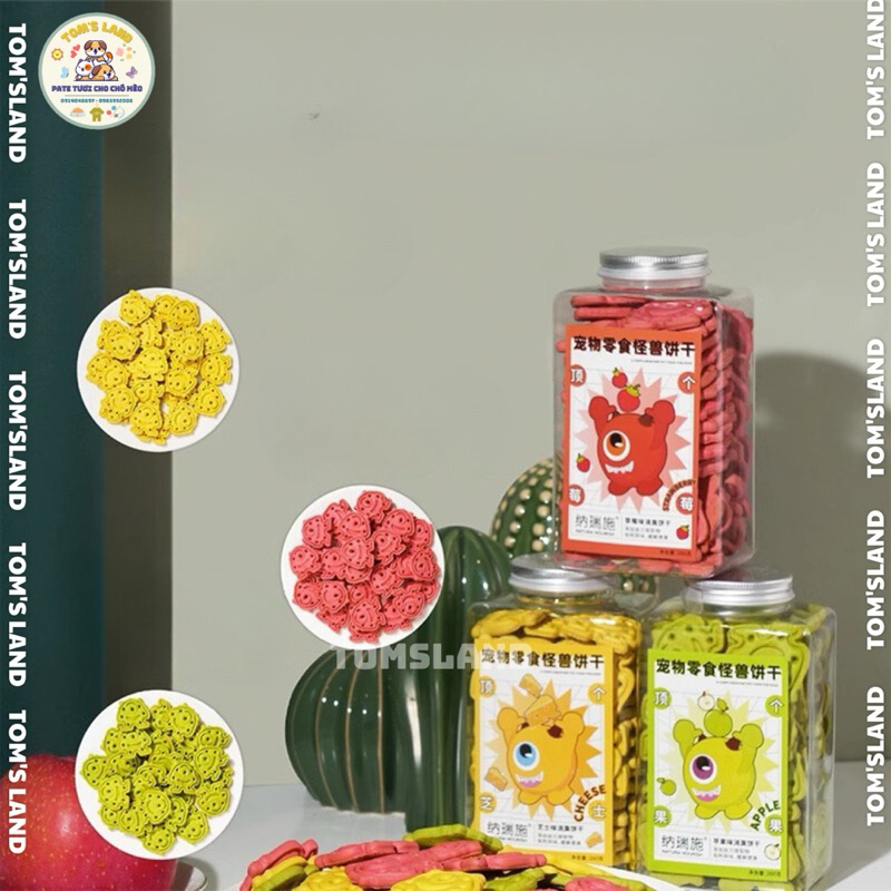 Monster Fruit Treats 260Gram Box for Dogs - Rich in Fiber, Calcium ...