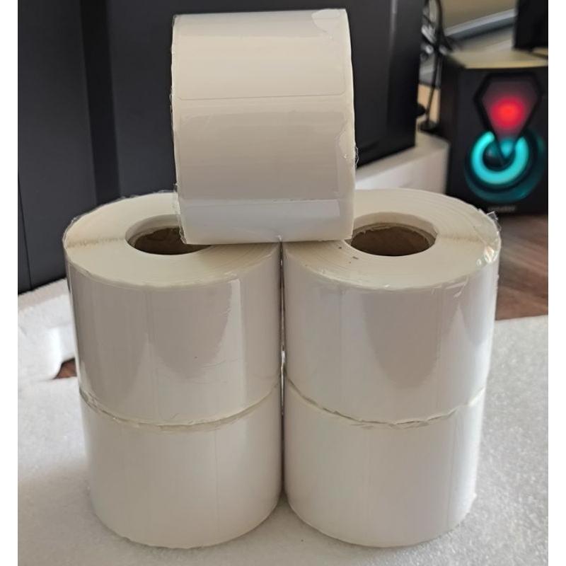 Combo of 5 rolls of heat stamps, 1 stamp 50*30mm x 30M (Print milk tea ...