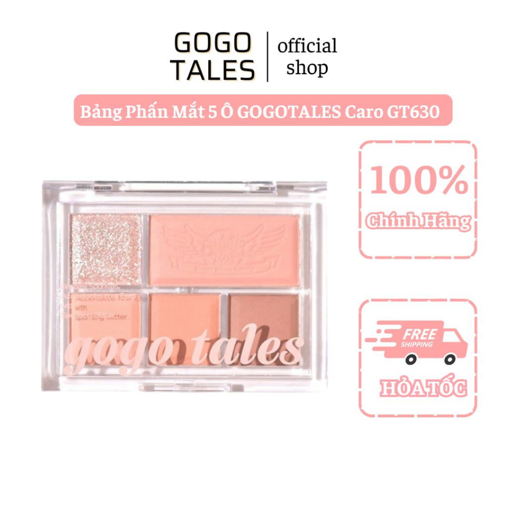 [GOGO Tales] GOGO TALES 5-pan Eyeshadow Palette Pastel Pink Checkered ...