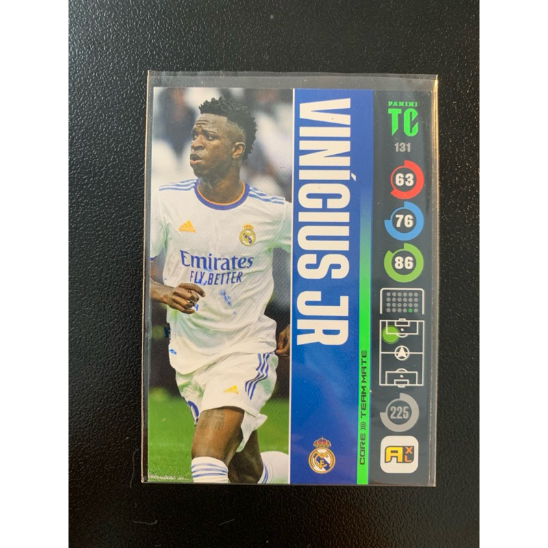 E986 Vinicius Real Madrid Panini Top Class AXL 2022 soccer card ...