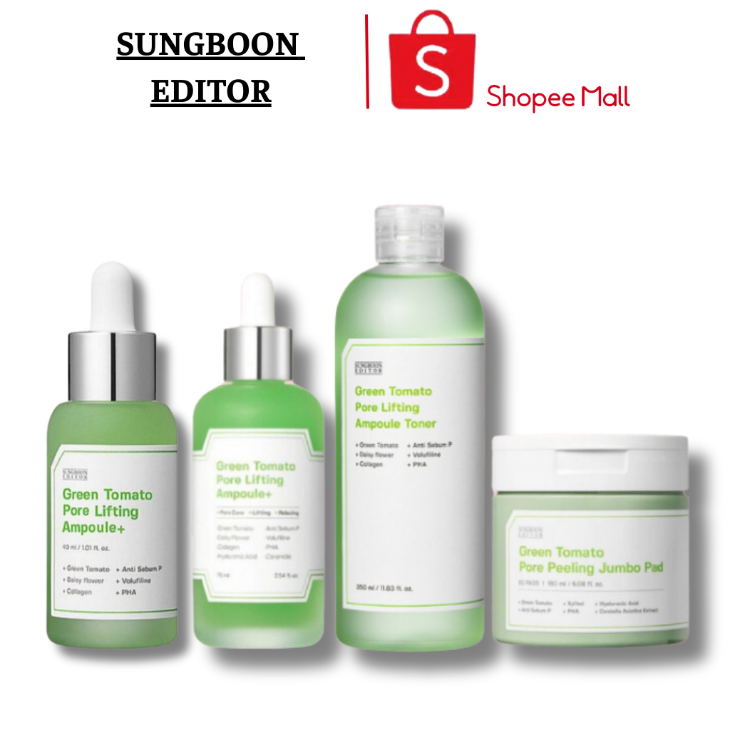 Sungboon Editor Green Tomato Pore Lifting Ampoule + 30 / 75ml | Shopee Philippines