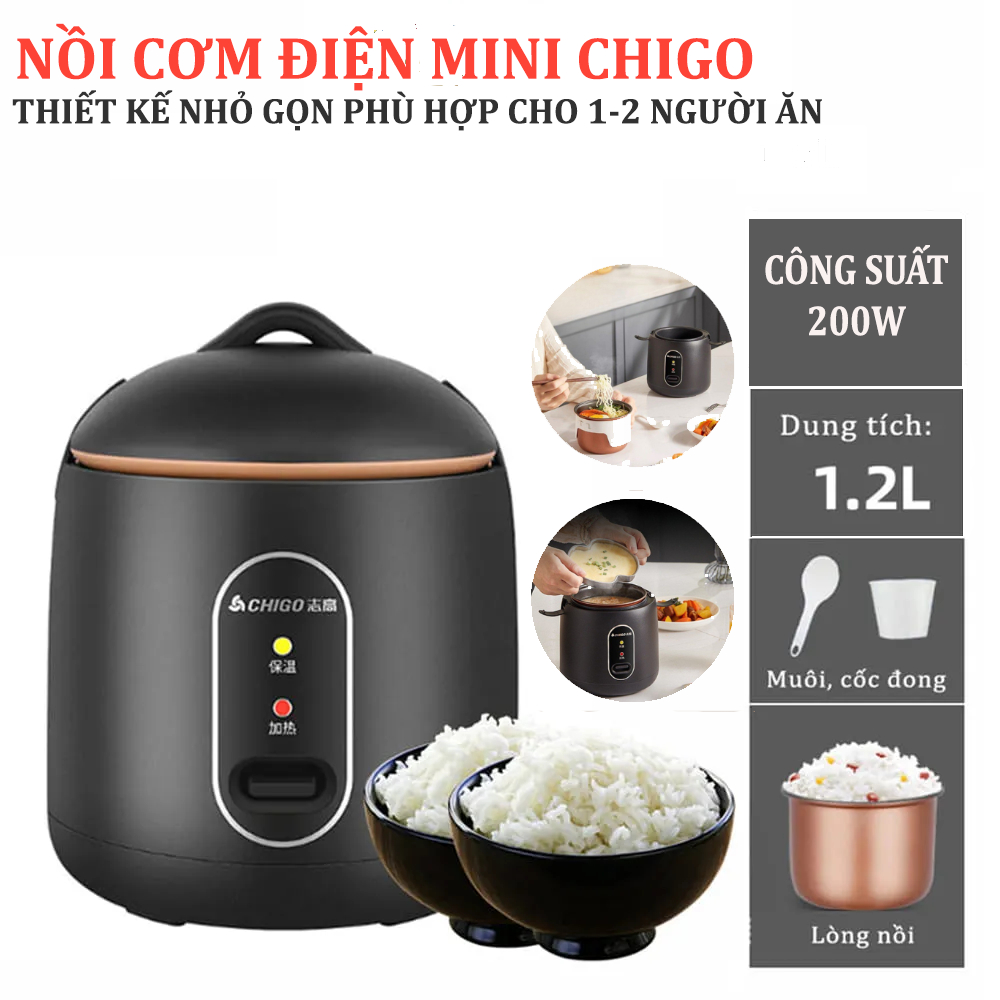 Chigo Genuine Electric Rice Cooker, Multi-Purpose Hot Pot, Rice Cooking ...